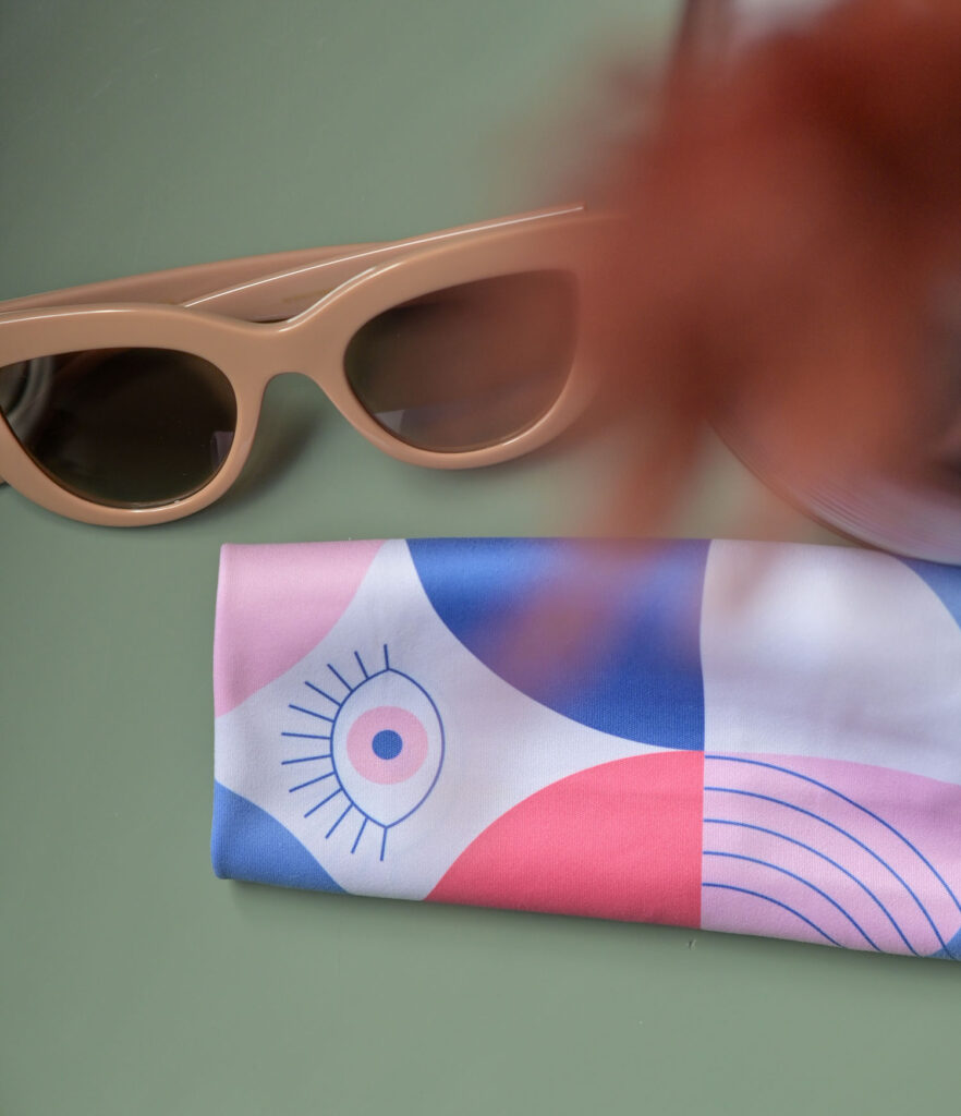 Pink Eye - Design Brillenputztücher von eyequipment